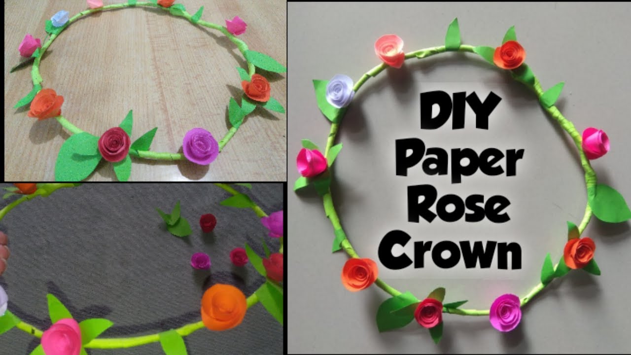 How To Make Paper Crown | DIY crown | DIY Birthday Crown |TIARA using ...