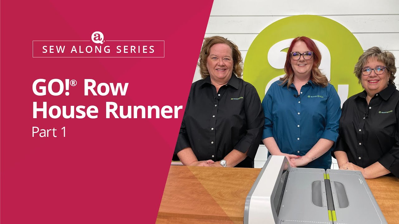 Sew Along: GO! Row House Runner, Part 1 - YouTube