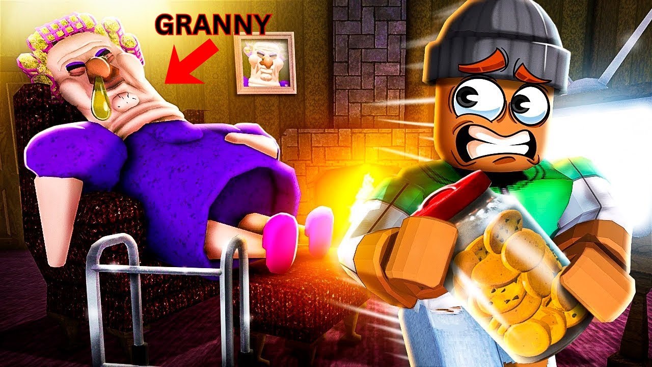 Escaping ROBLOX Grumpy Gran! With My Friend (Scary Obby) - YouTube