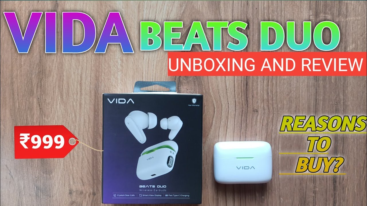 Vida Beats Duo Earbuds Unboxing And Review 🔥BEST EARBUDS UNDER 1000 ...