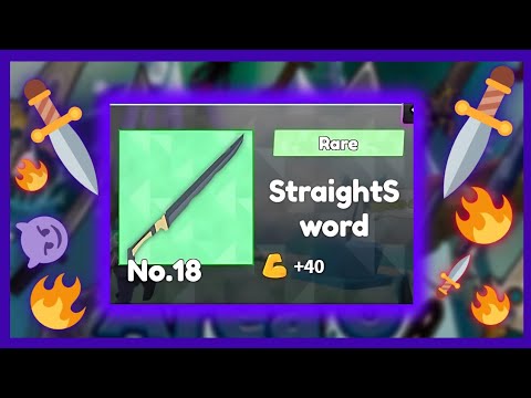 Guide How to get Straight Sword On Roblox Find the Swords - YouTube