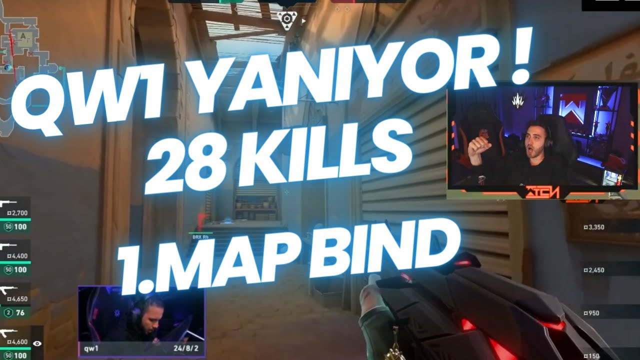 FERİT'İN GÖZÜNDEN FUT VS DRX BIND 28 KILLS QW1 ŞOV VALORANT TOKYO MASTERS - YouTube