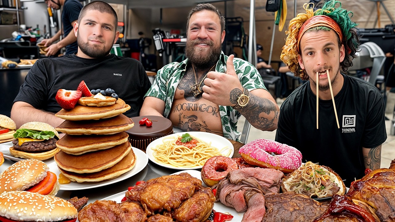 UFC Fighters' Epic Cheat Meals - YouTube
