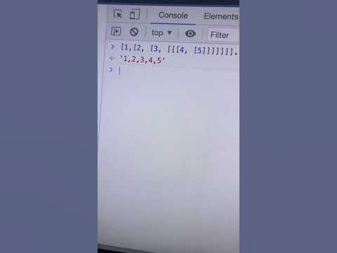 Easy way to flat array in Javascript || #reactjs #javascript #frontend - YouTube