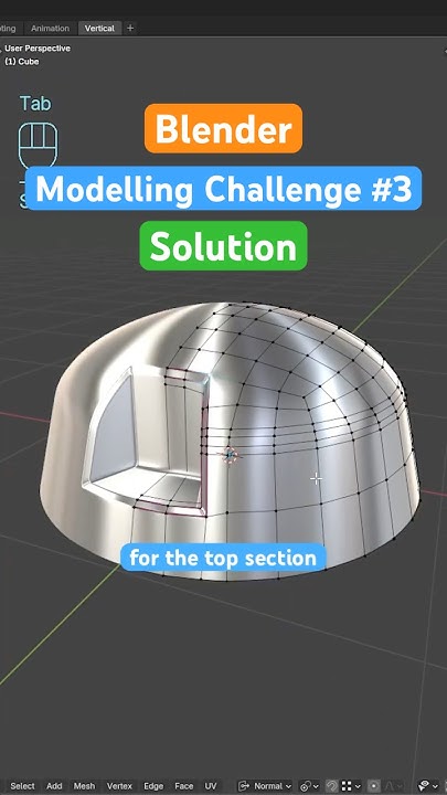 Blender Modelling Challenge 3 Solution | #blender3d #blender3dmodelling #blendertutorial - YouTube