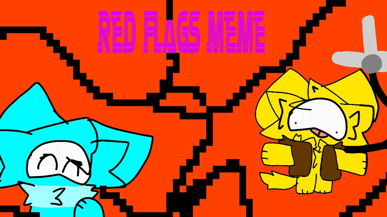 red flags meme/animation/rainbow friends/kaiju paradise/ - YouTube