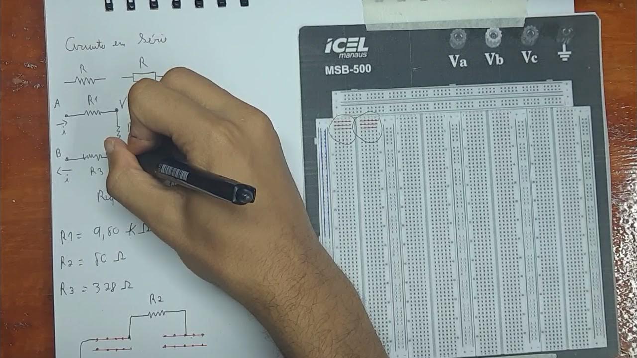 Como montar Circuito Série Protoboard (Real) - YouTube