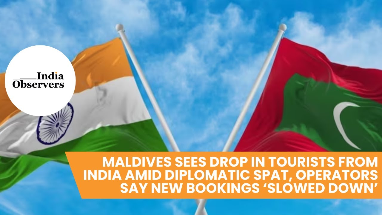 Maldives sees drop in tourists from India amid diplomatic spat - YouTube