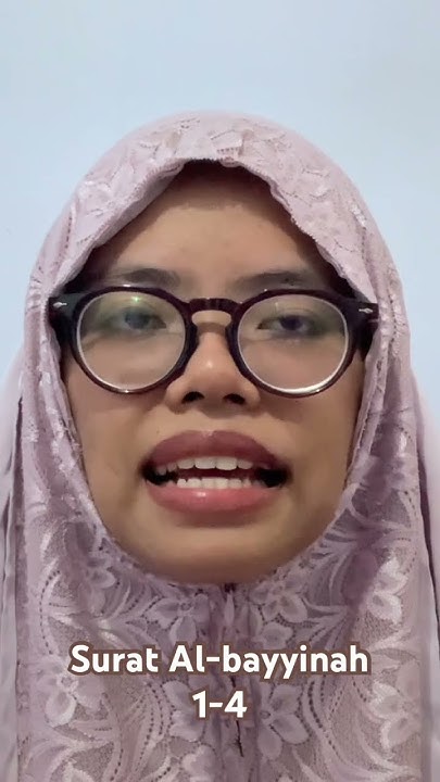 Surat Al-Bayyinah 1-4 #tahfidz #metodeummi #metodeqiroati #tahsin #juzamma - YouTube
