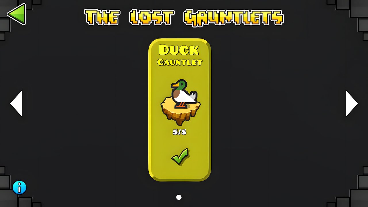 "DUCK GAUNTLET" 🦆 ALL LEVELS / ALL COINS / ALL REWARDS | Geometry Dash ...