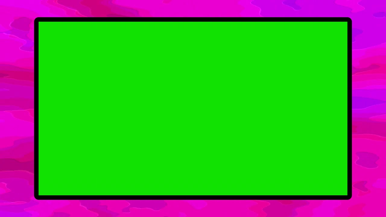 PINK PICTURE FRAME GREEN SCREEN EFFECT 2 - YouTube