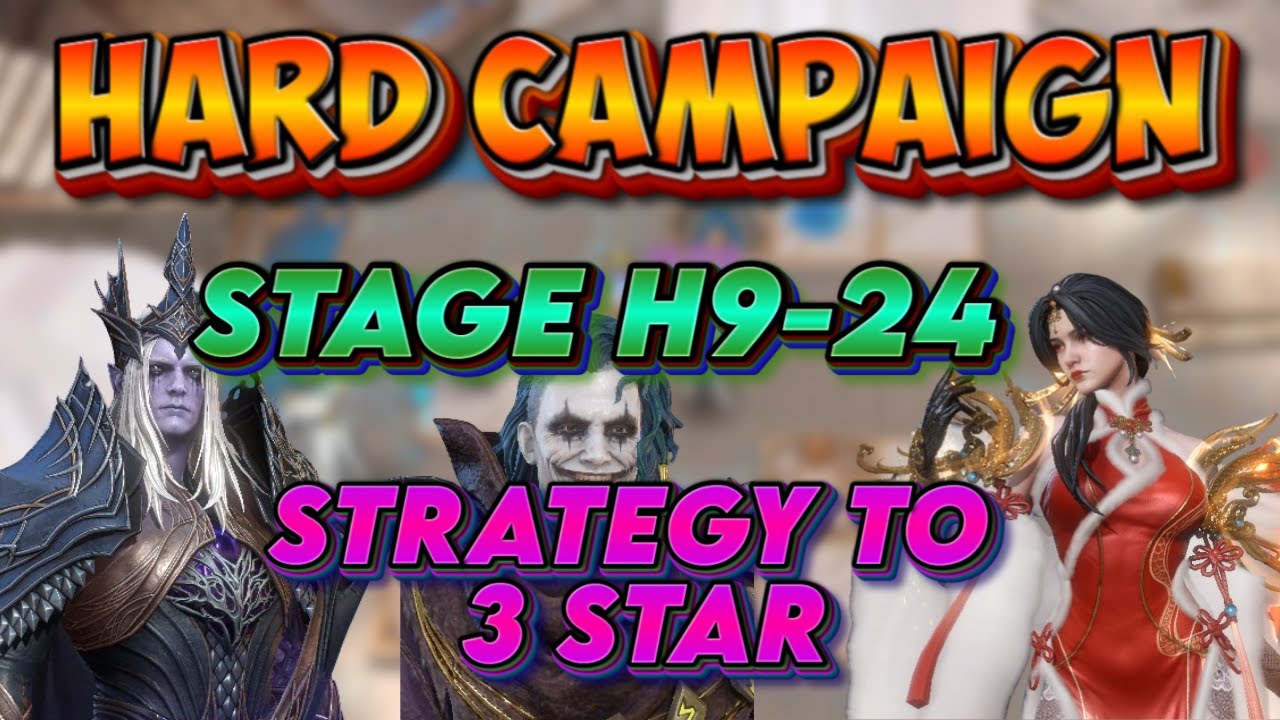 Hard Campaign Boss Stage H9-24 - Strategy & Timings to 3 Star the Stage ...