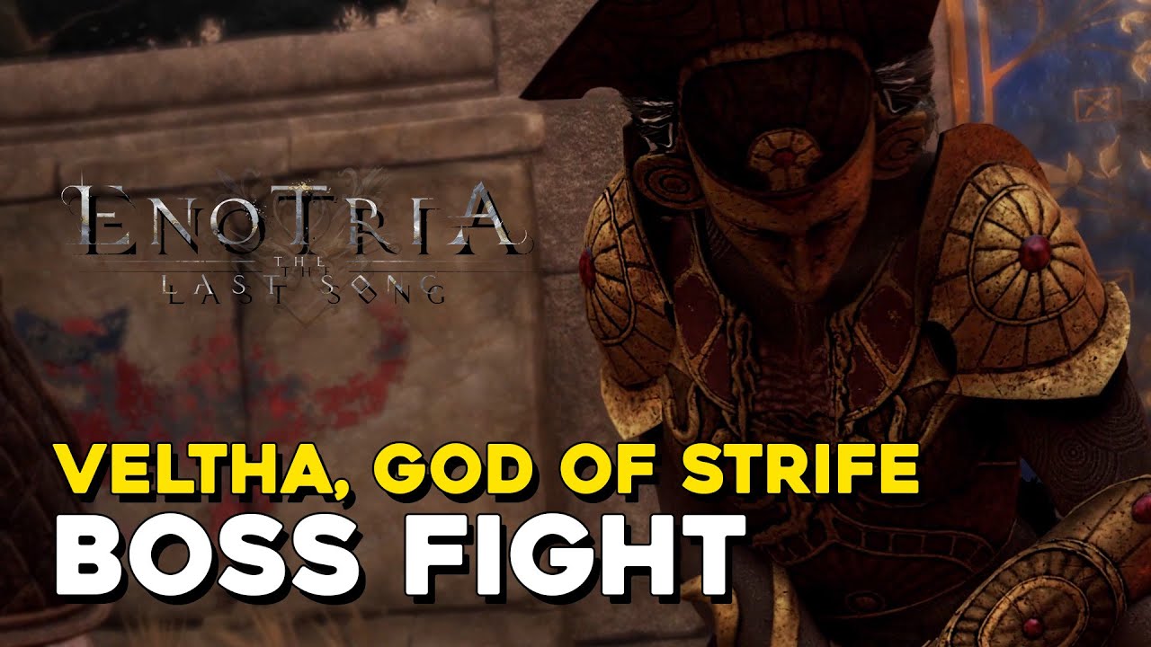 Enotria Veltha, God Of Strife Boss Fight (Earth And Strife Trophy ...