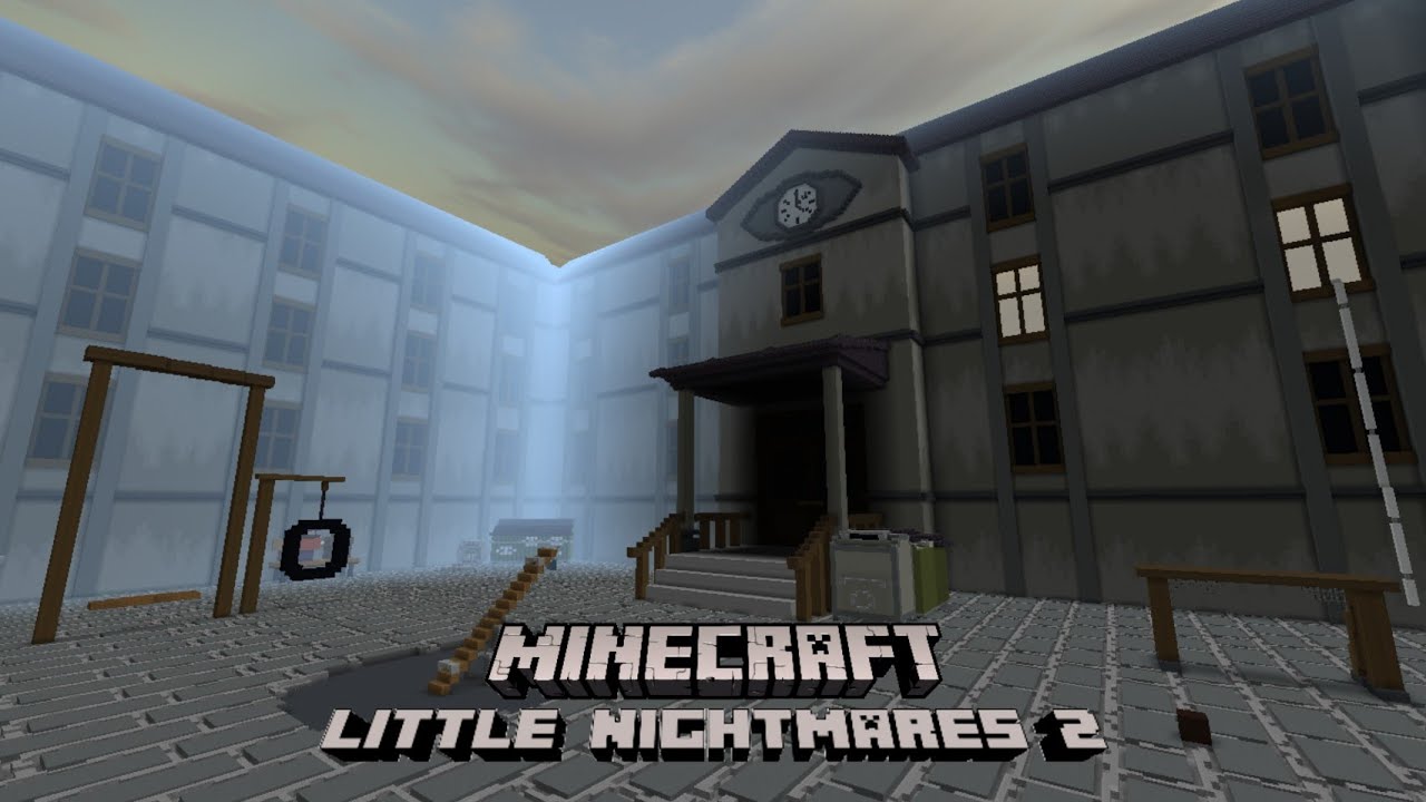 Little Nightmares 2 in Minecraft Pale City - YouTube