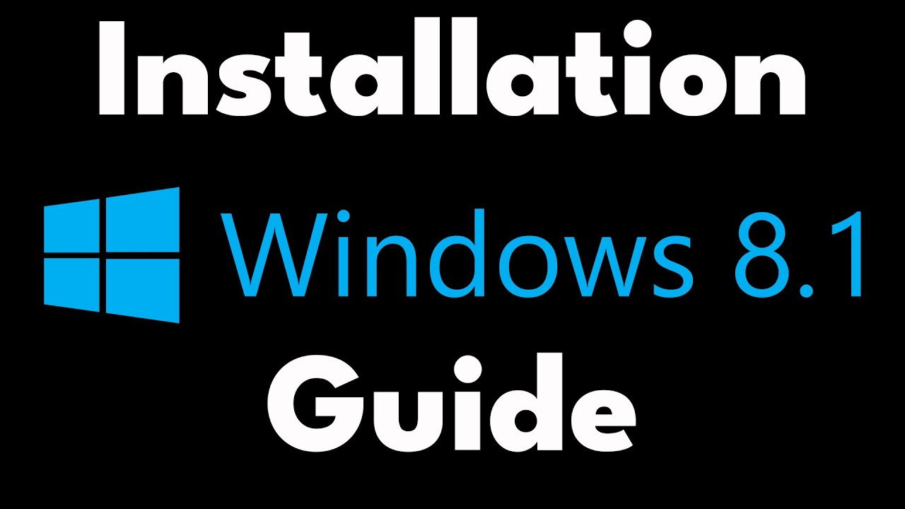 Installing Windows 8.1 After the End of Support - YouTube