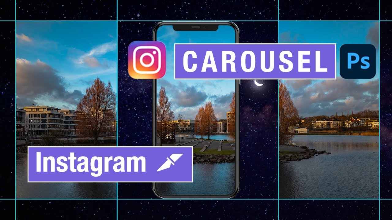 Create An Instagram Carousel in 5 mins using Photoshop Slice Tool #carousel - YouTube