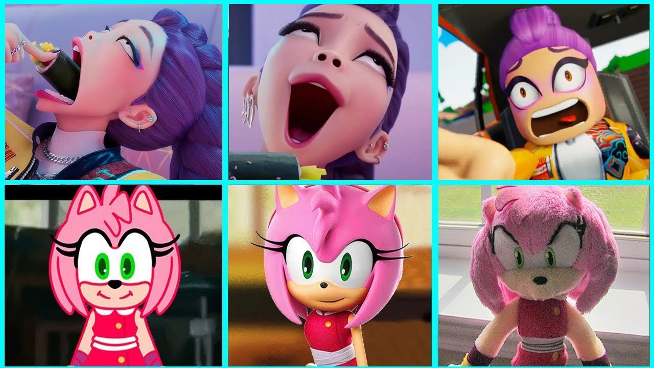 KPOP DEMON HUNTERS in Sonic the Hedgehog Movie vs AMY SONIC BOOM Uh ...