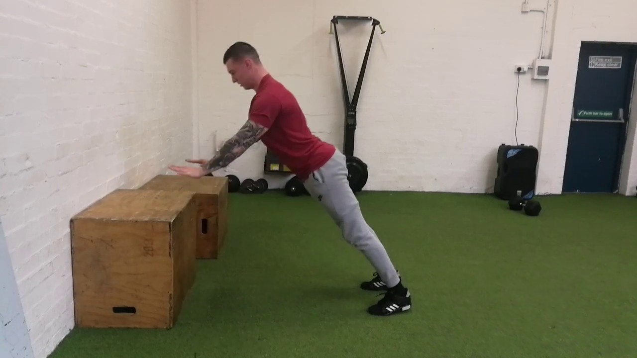 Push up - off of box - YouTube