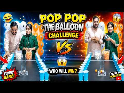 Balloons 🎈 Pop race and Drop Ping Pong Balls| Number Guess Game| Who Will Win Ping Pong ball Drop