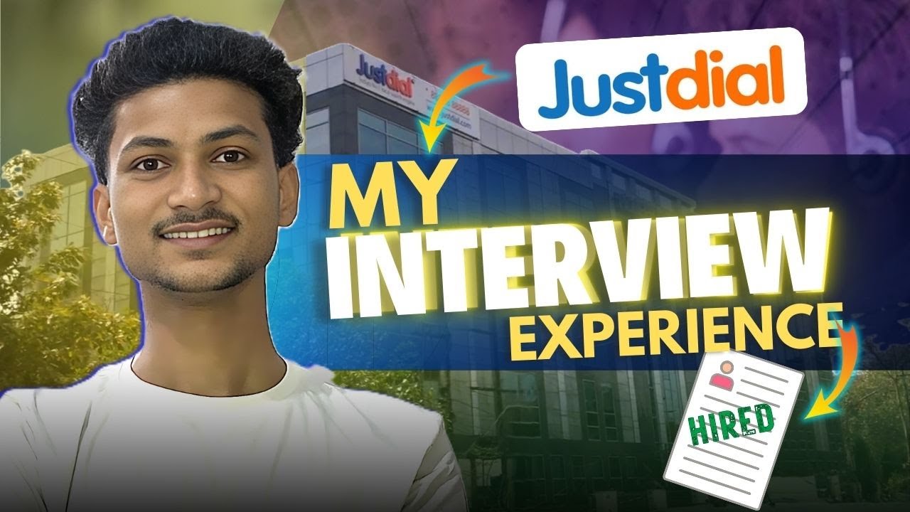 Justdial interview Experience| Interview Process |Part Time Job in ...