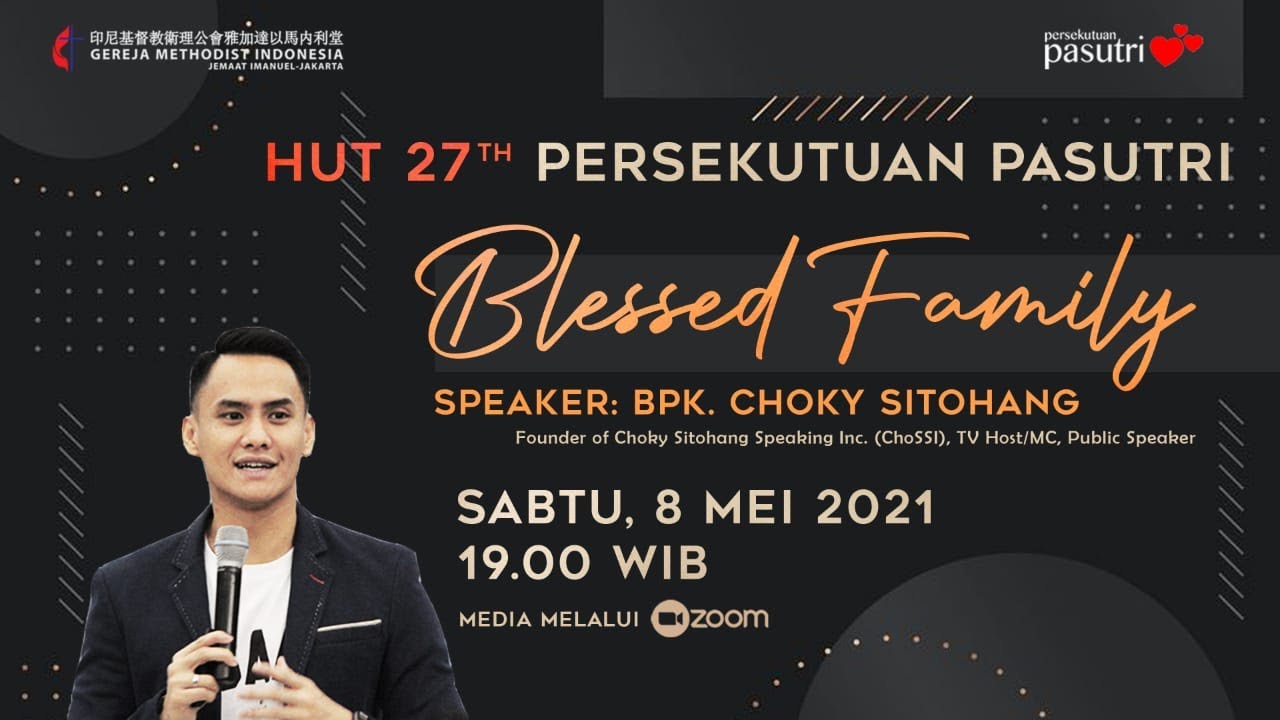 Pasutri GMI Imanuel Jakarta 08 Mei 2021 - Blessed Family with Chocky ...