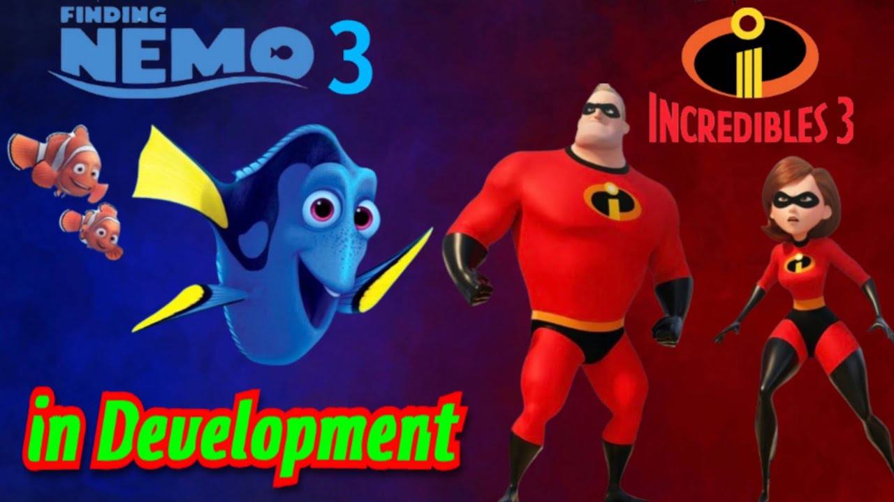 THE INCREDIBLES 3 & FINDING NEMO 3 Are In DEVELOPMENT At PIXAR!! - YouTube