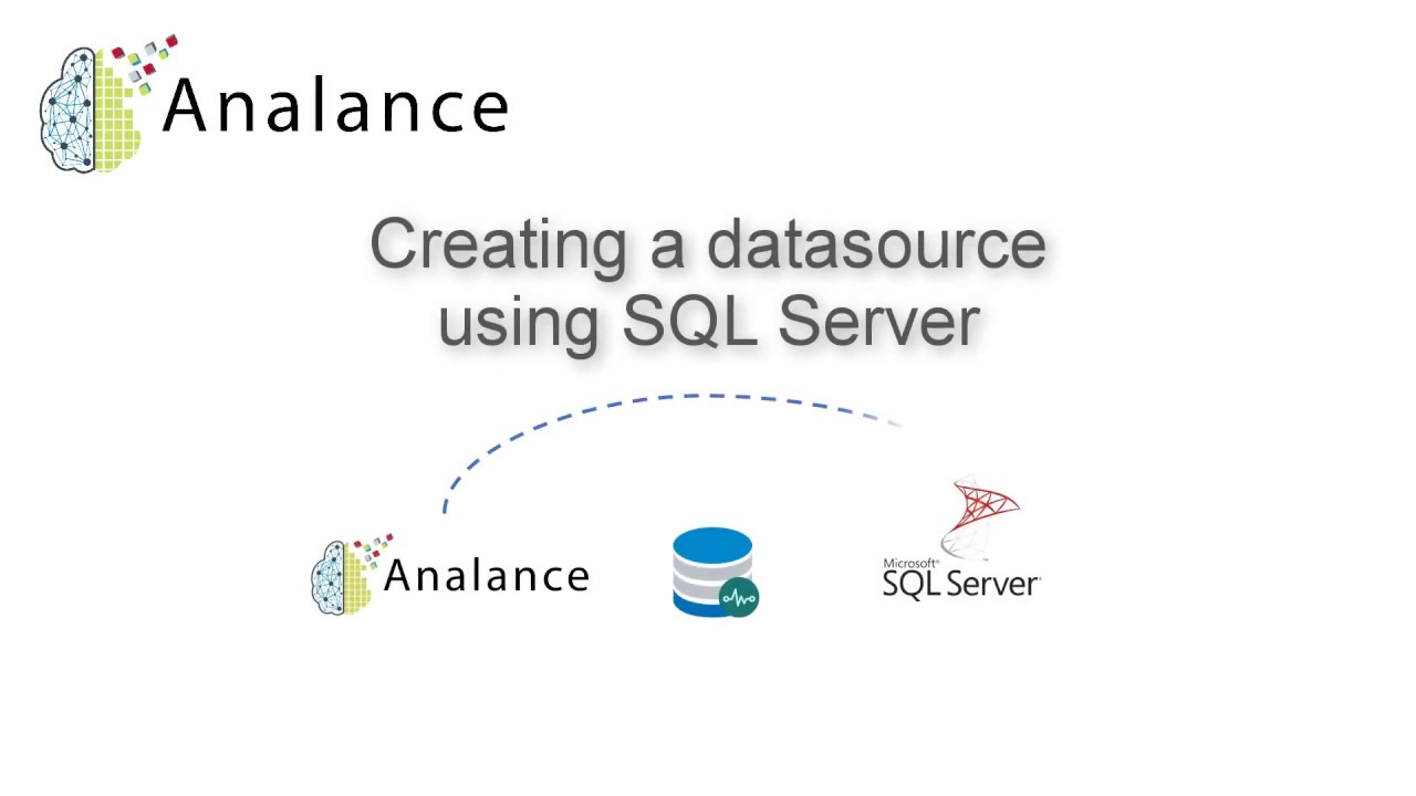 Creating A Datasource Using Sql Server On Analance Business