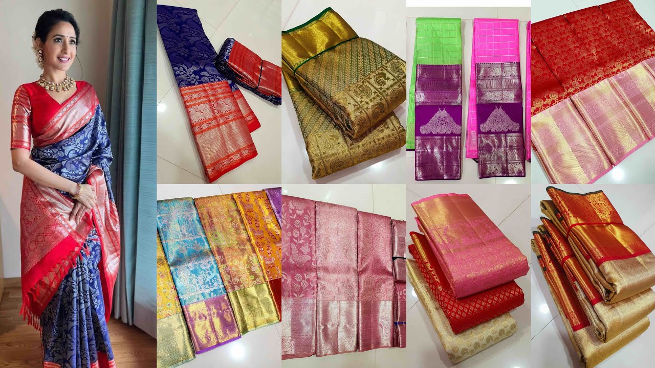 New arrival Kanchipuram pattu sarees|Excellent collections - YouTube