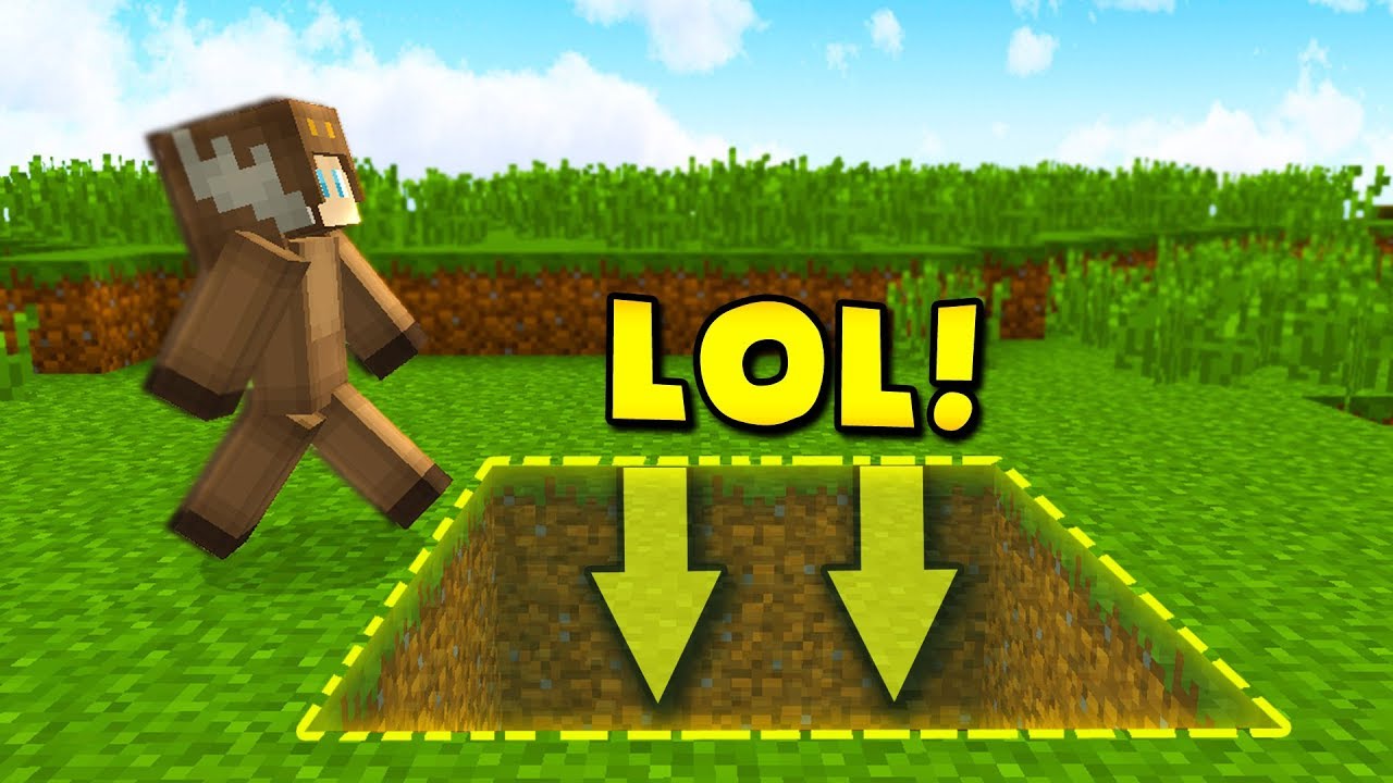 The BEST Troll in Minecraft (Minecraft Pocket Edition) - YouTube