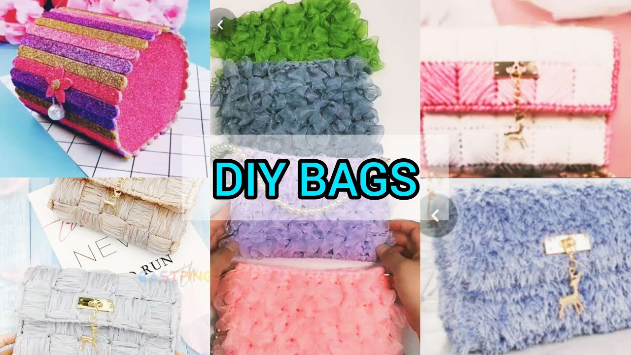 12 DIY MINI CUTE BAGS _ Easy-To-Make Bags For Women - YouTube