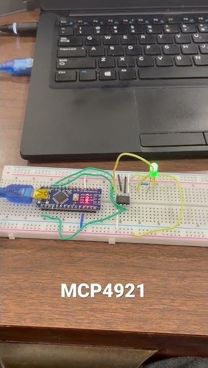MCP4921 (3 voltage values) - YouTube