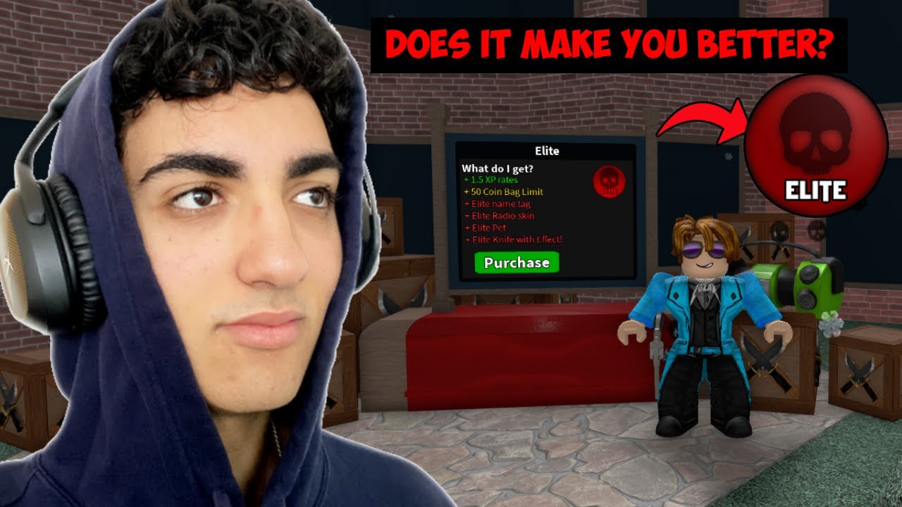 I Finally Bought ELITE in MM2! (Murder Mystery 2) - YouTube
