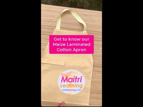 Get to know our,... Maize Laminated Cotton Apron! - YouTube