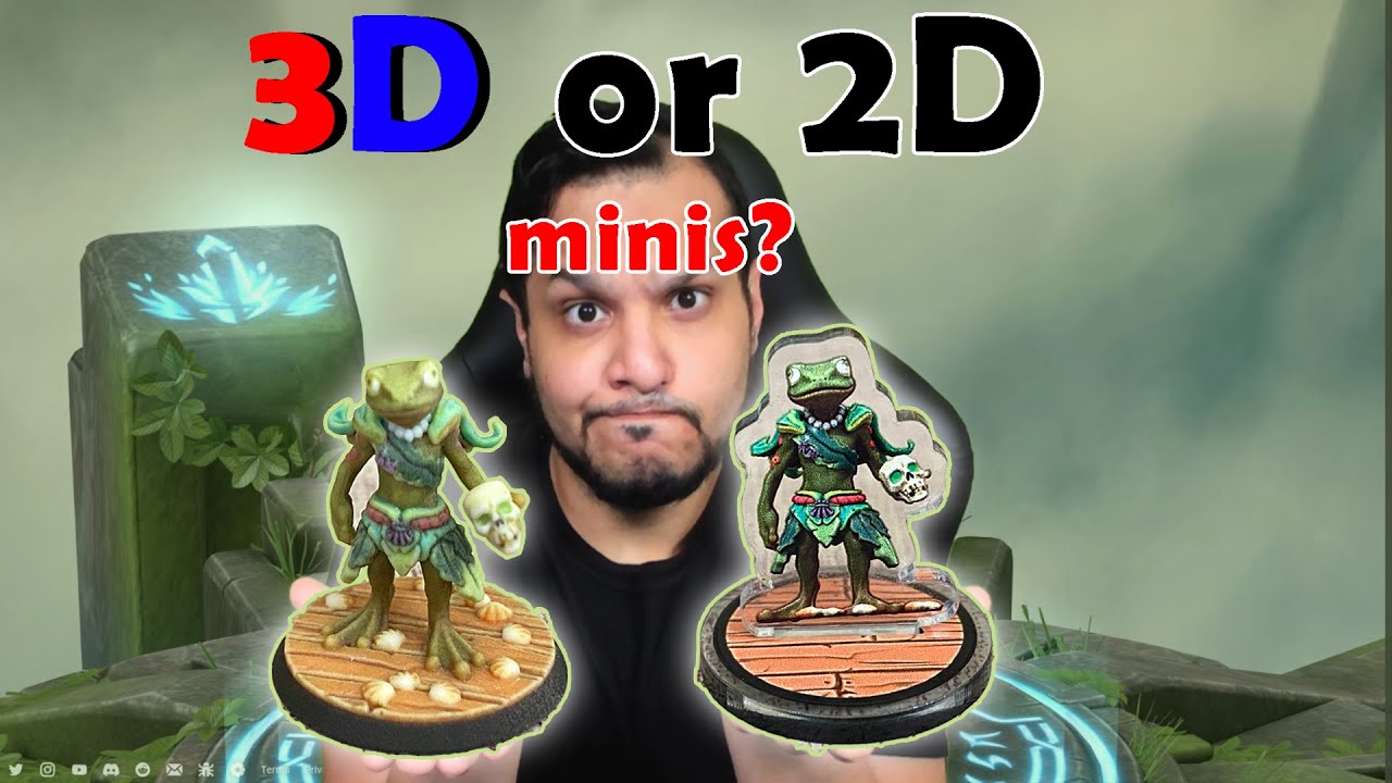 Hero Forge Standee Review: 3D miniatures vs 2D miniatures 𝐖𝐡𝐢𝐜𝐡 𝐢𝐬 ...