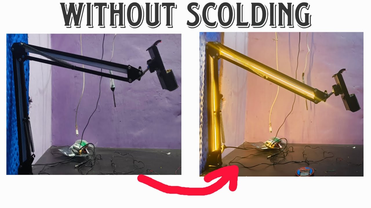 Unique Neon Light Tripod Tutorial | Easy DIY Tripod Setup Without ...