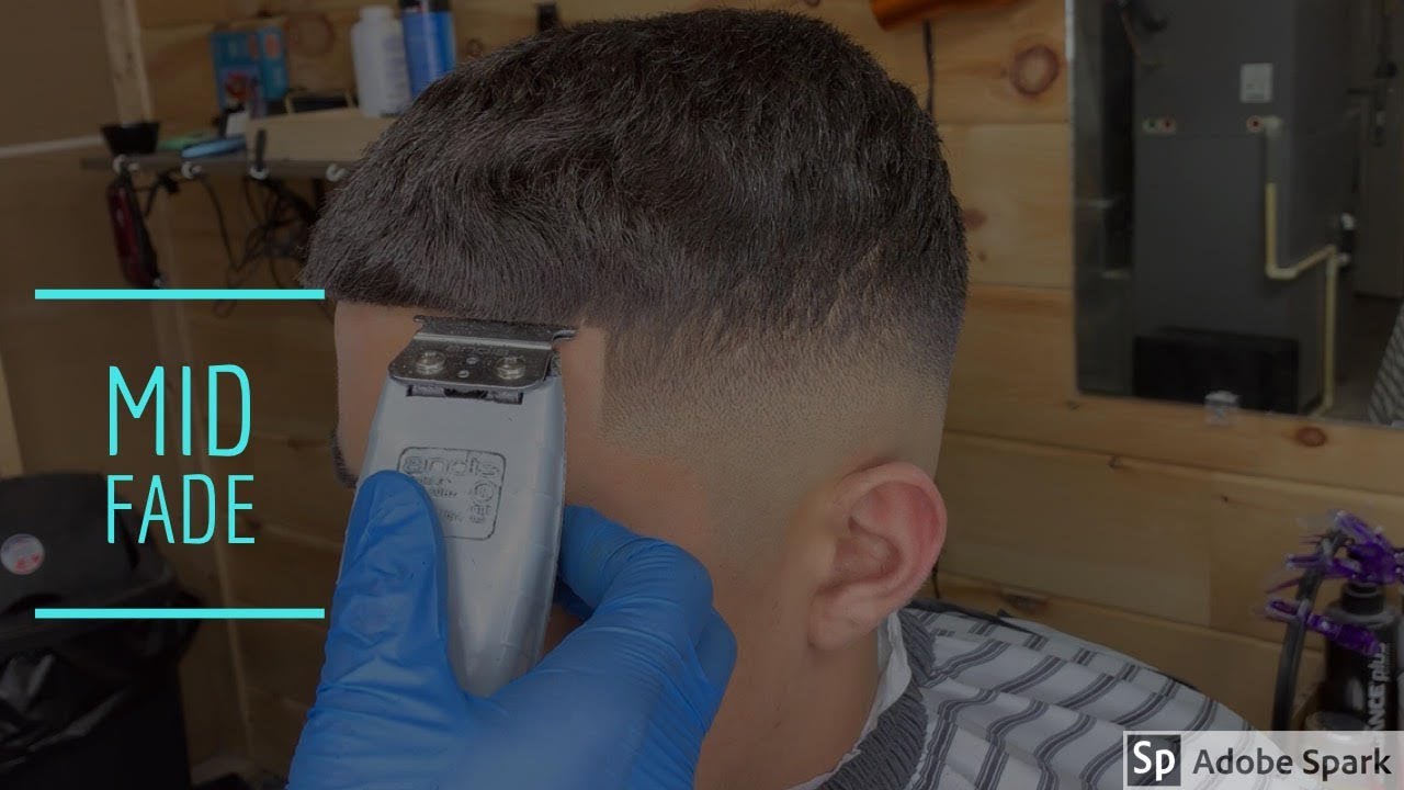 HAIRCUT TUTORIAL: MID FADE - YouTube