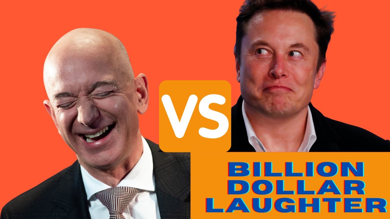 BILLION DOLLAR LAUGHTER: Jeff Bezos vs Elon Musk. Best compilation 2021 ...