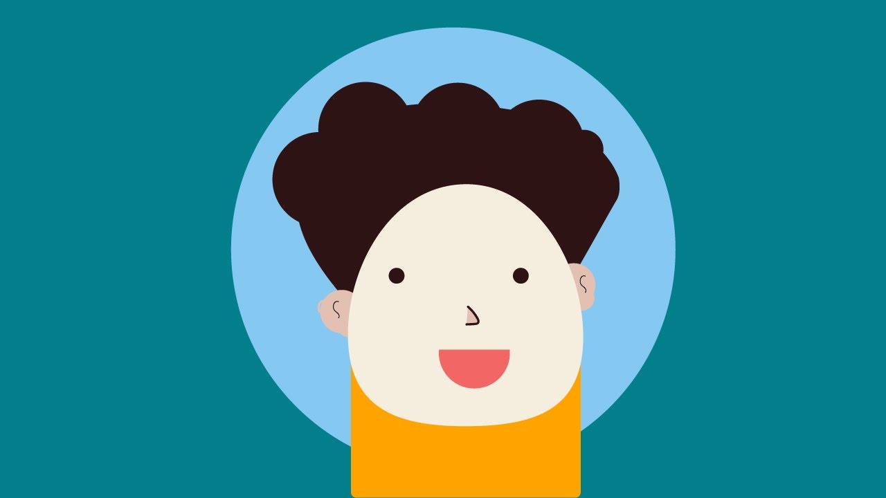 Simple Portrait Design (Speed Art) - Adobe Illustrator Tutorial - YouTube