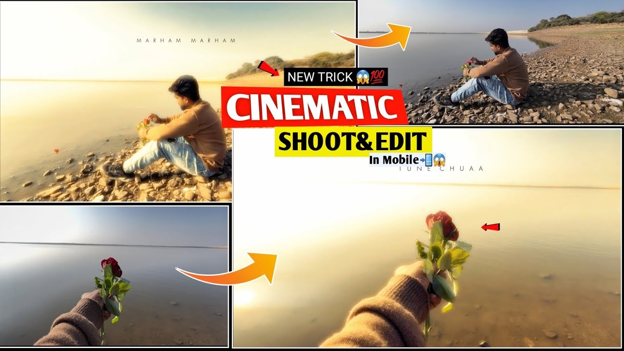 Cinematic Shoot With Rose & Editing Full Tutorial in Mobile | Shoot ...
