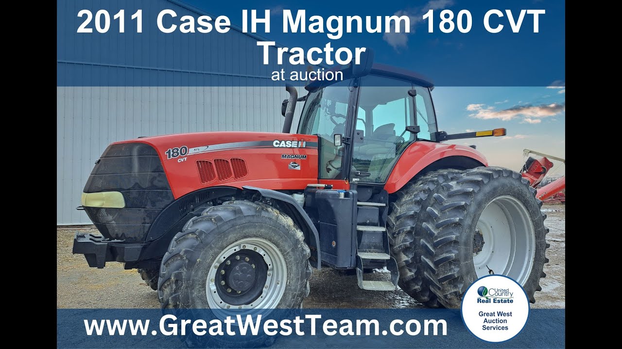 2011 Case IH Magnum 180 CVT Tractor - YouTube