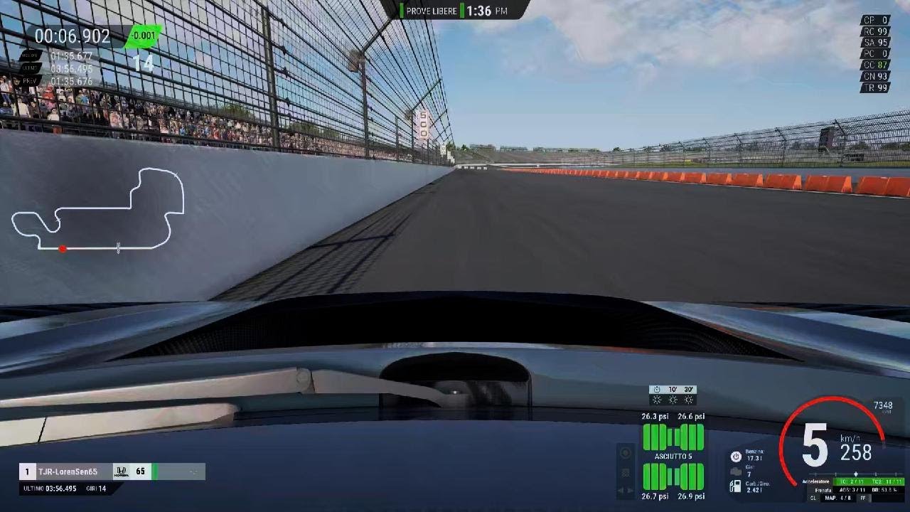 1.35,567 Honda NSX PS5 Indianapolis Assetto Corsa competizione - YouTube