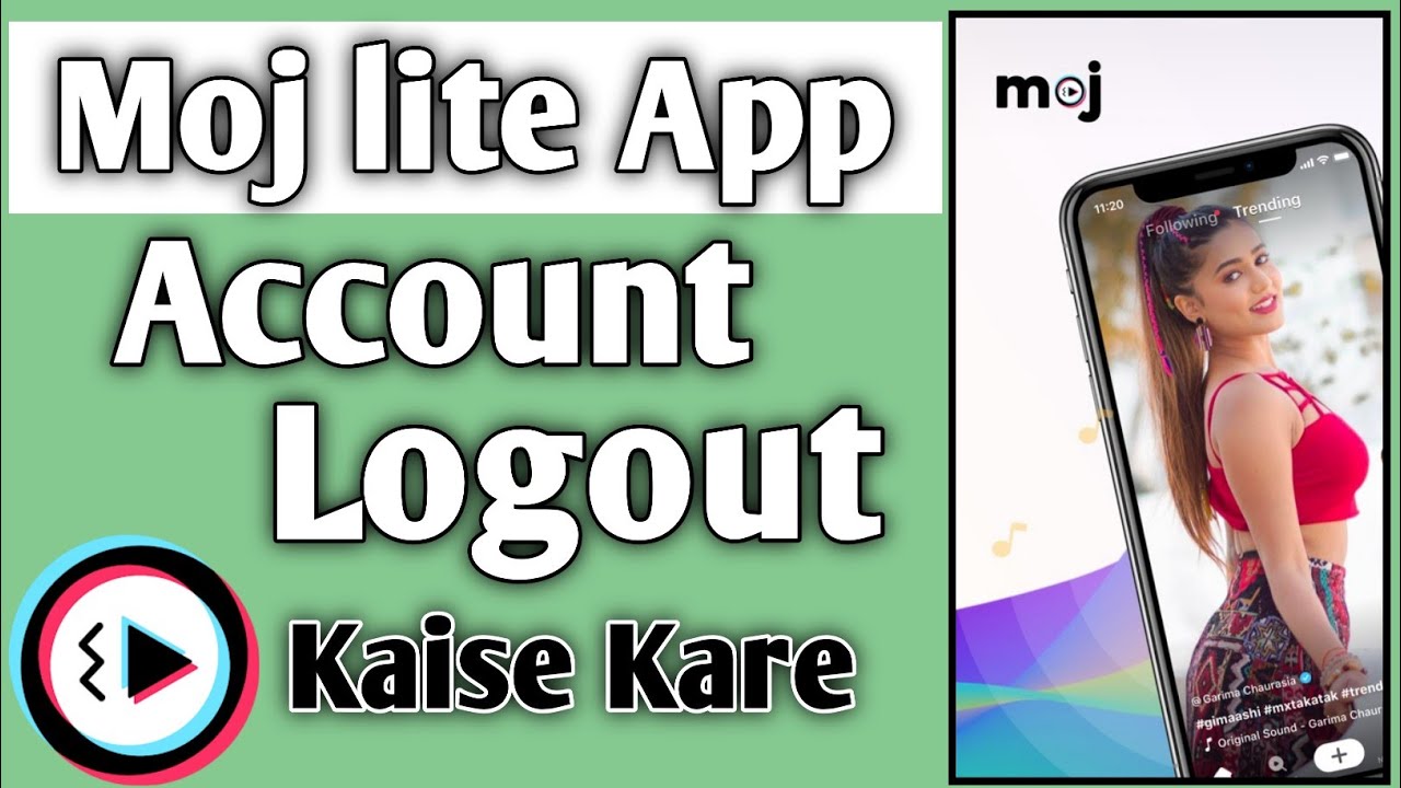 #Mojlite Mojlite App Me Account Logout Kaise Kare ! How To Account ...
