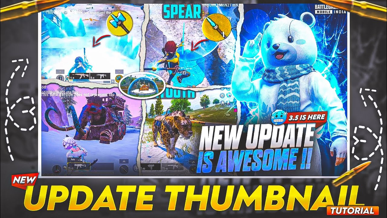 How to make new update thumbnail - YouTube