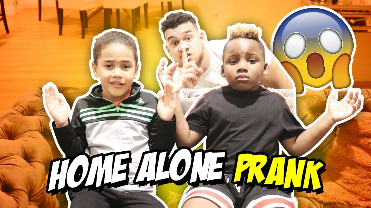 HOME ALONE PRANK ON MICAH AND DJ PANTON - YouTube