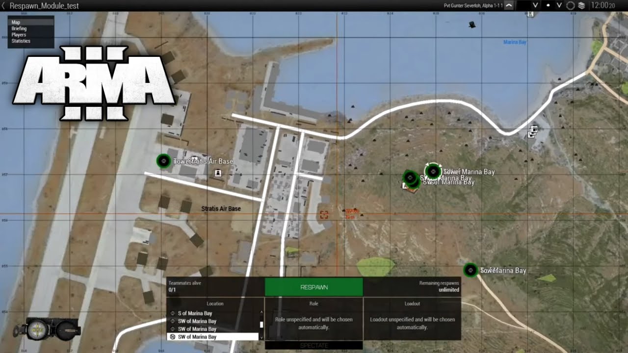 Use this code in Your Arma 3 Scenarios to Choose where You want to Spawn! - YouTube