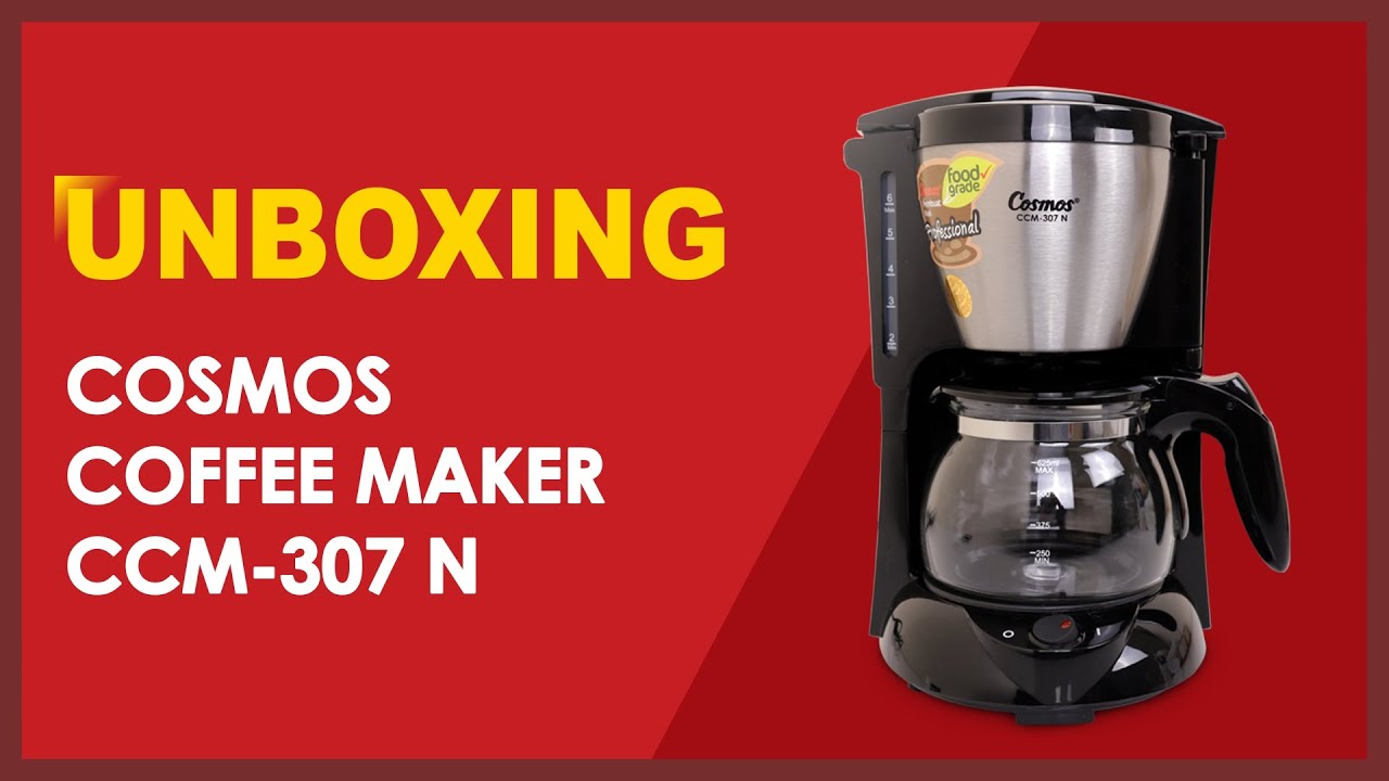Unboxing Cosmos Coffee Maker CCM-307 N - YouTube