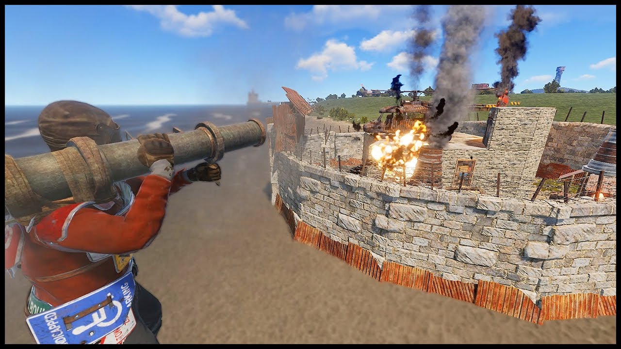 Online Rocket Raiding A Compound! | Rust Duo Survival | (Part 2/2 ...