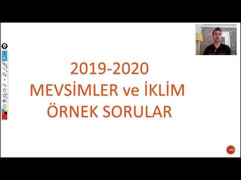 8.SINIF//MEVSİMLER VE İKLİM ÖRNEK SORULAR VE ÇÖZÜMLERİ