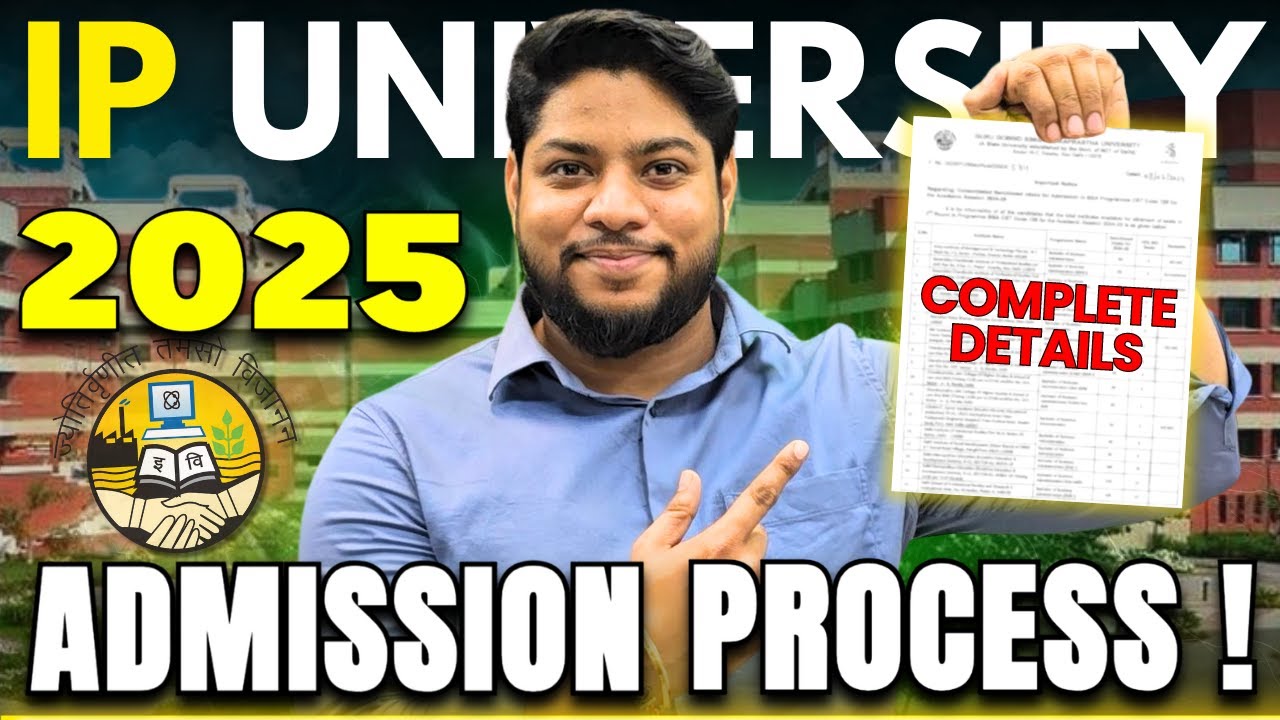 IP University Admission Process 2025 Courses Online Counselling IPU CET ...