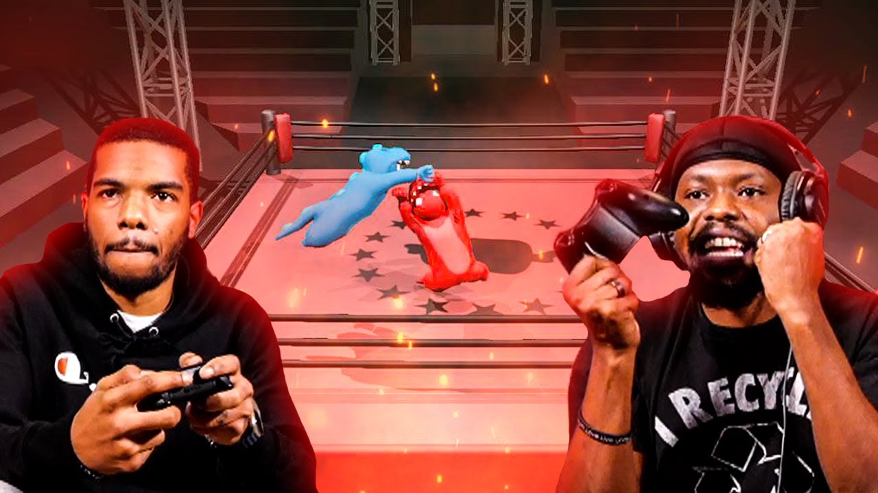STRAIGHT HANDS! Gang Beasts Boxing Gets WILD! - YouTube